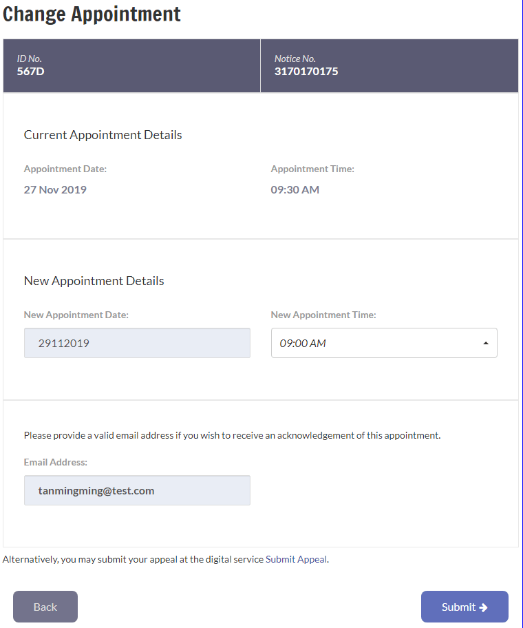 One Motoring Application Help